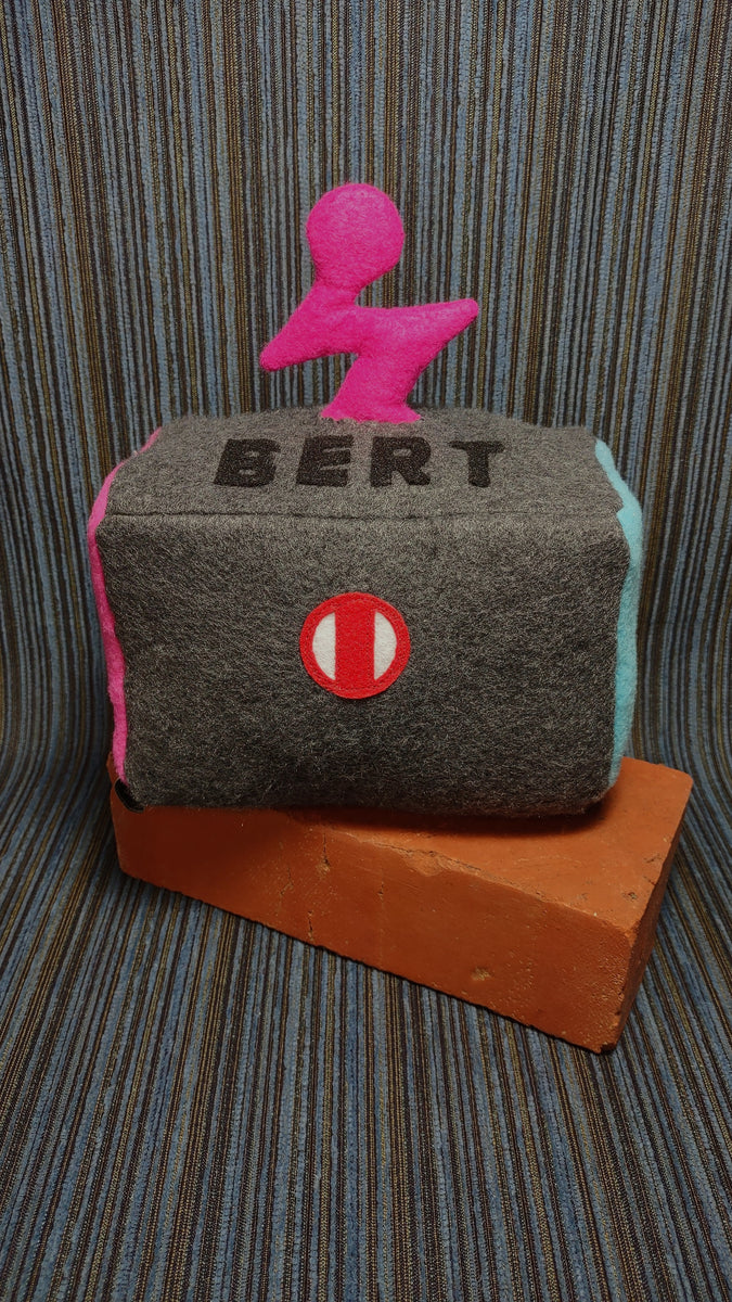 "Bert" Plush Bot – Eelmonkey Art