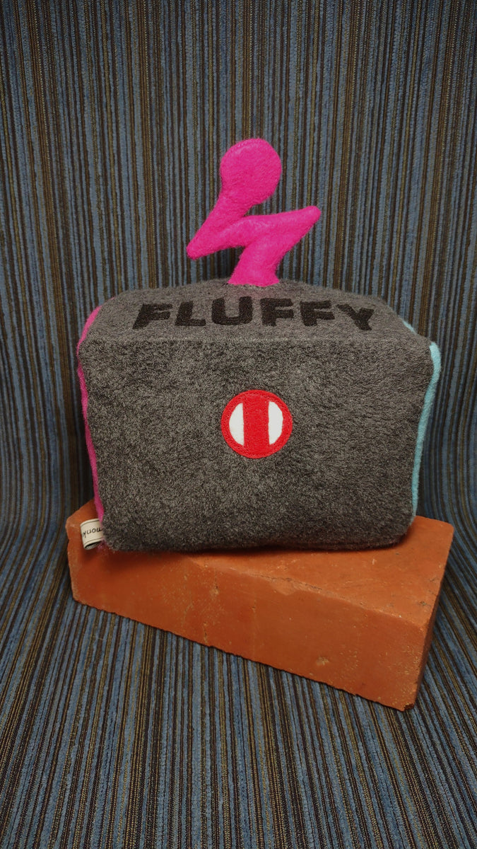 "Fluffy" Plush Bot – Eelmonkey Art